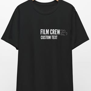 Film Director T-shirt, Movie Buff Gift, Personalized Filmmaker Tee ...