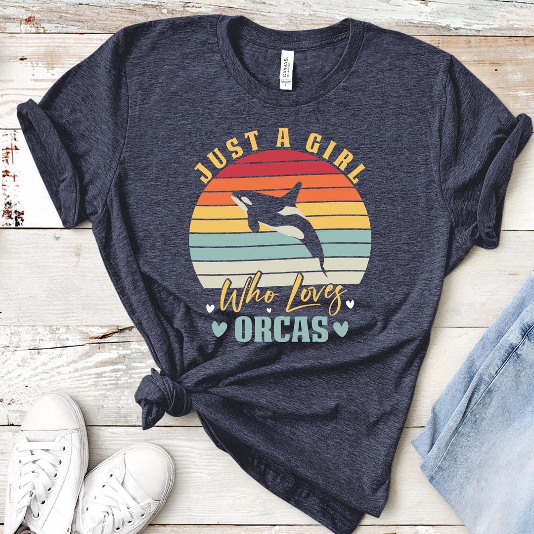 Orca Lover Tee, Killer Whale Shirt, Ocean Animal Top, Orca Enthusiast ...