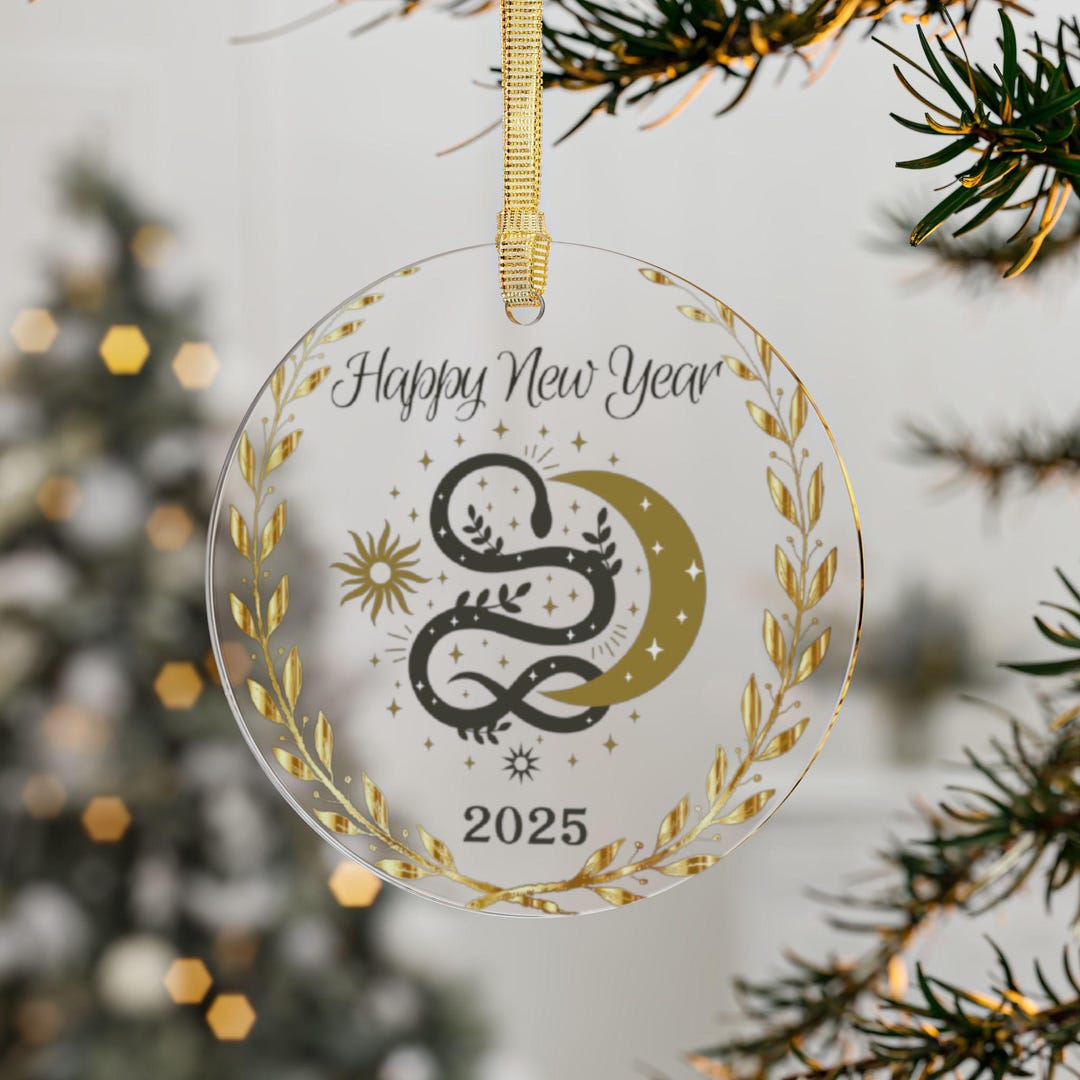 Snake Year Acrylic Ornaments, Chinese New Year Decoration, Lunar New ...