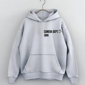 Custom Film Camera Hoodie, Unisex Sweatshirt for Film Crew ...