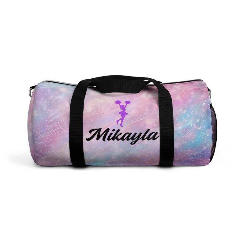 Cheer Duffle Bag, Personalized Sports Gym Bag, Custom Name Cheerleader ...