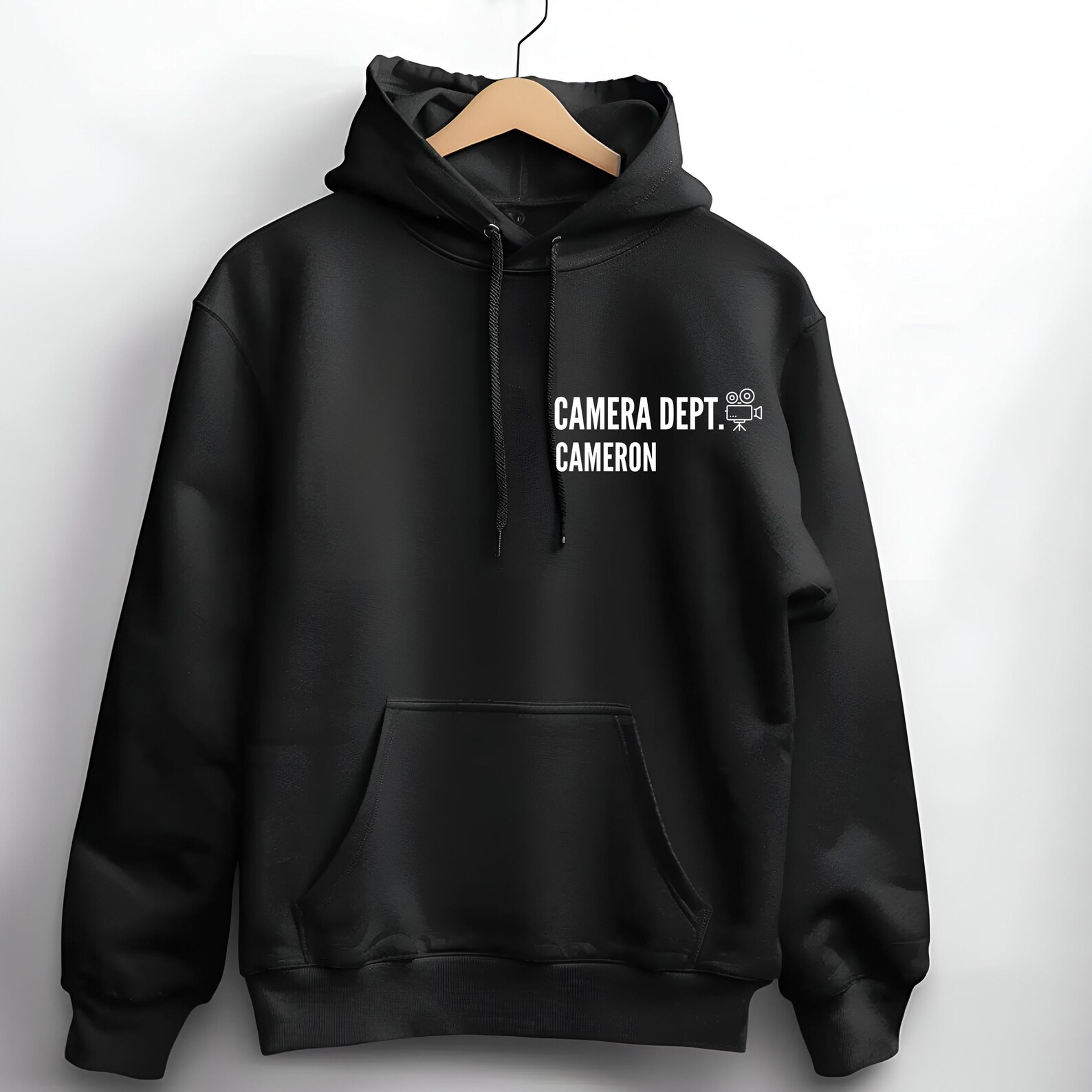 Custom Film Camera Hoodie, Unisex Sweatshirt for Film Crew ...
