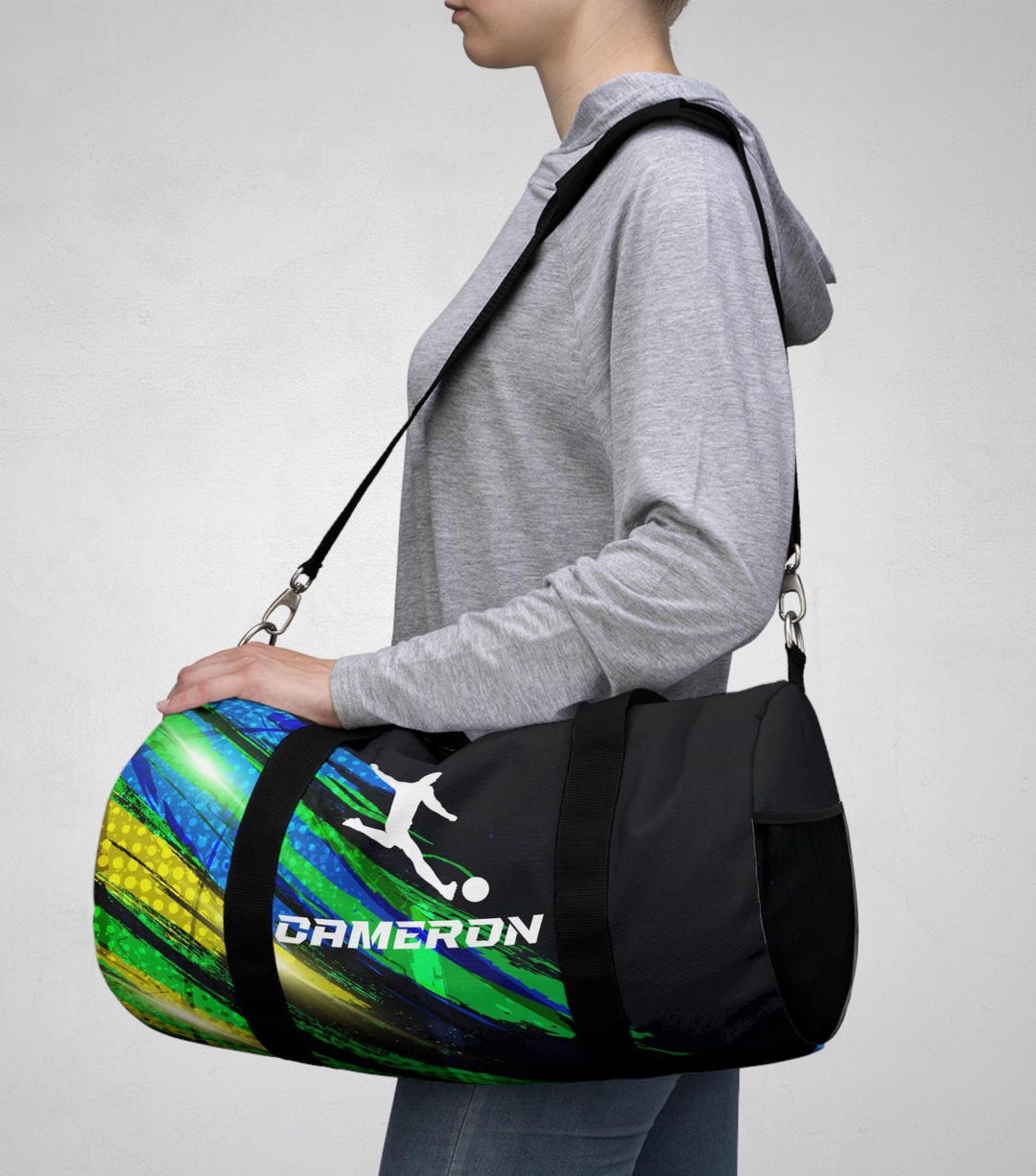 Custom Soccer Duffel Bag - Personalized Sports Gym Bag for Soccer ...