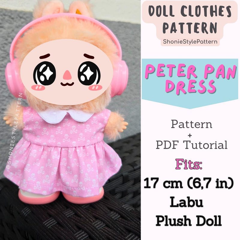 Labubu Outfit Sewing Patterns - Etsy