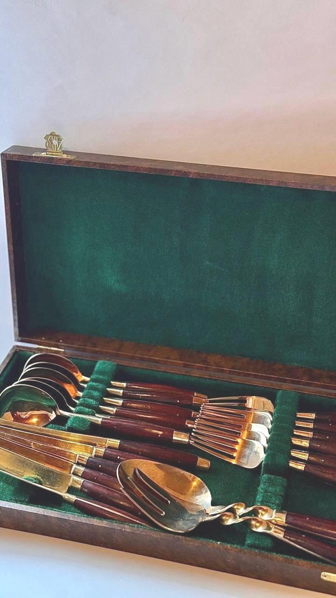 Vintage James Bronze Brass Flatware - Etsy