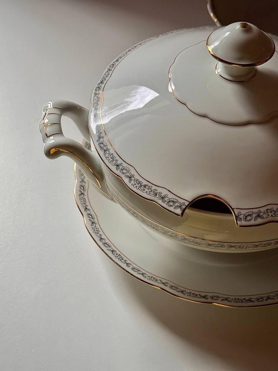 Vintage Bavaria Lindner Porcelain Serving Set – Elegant German Fine ...