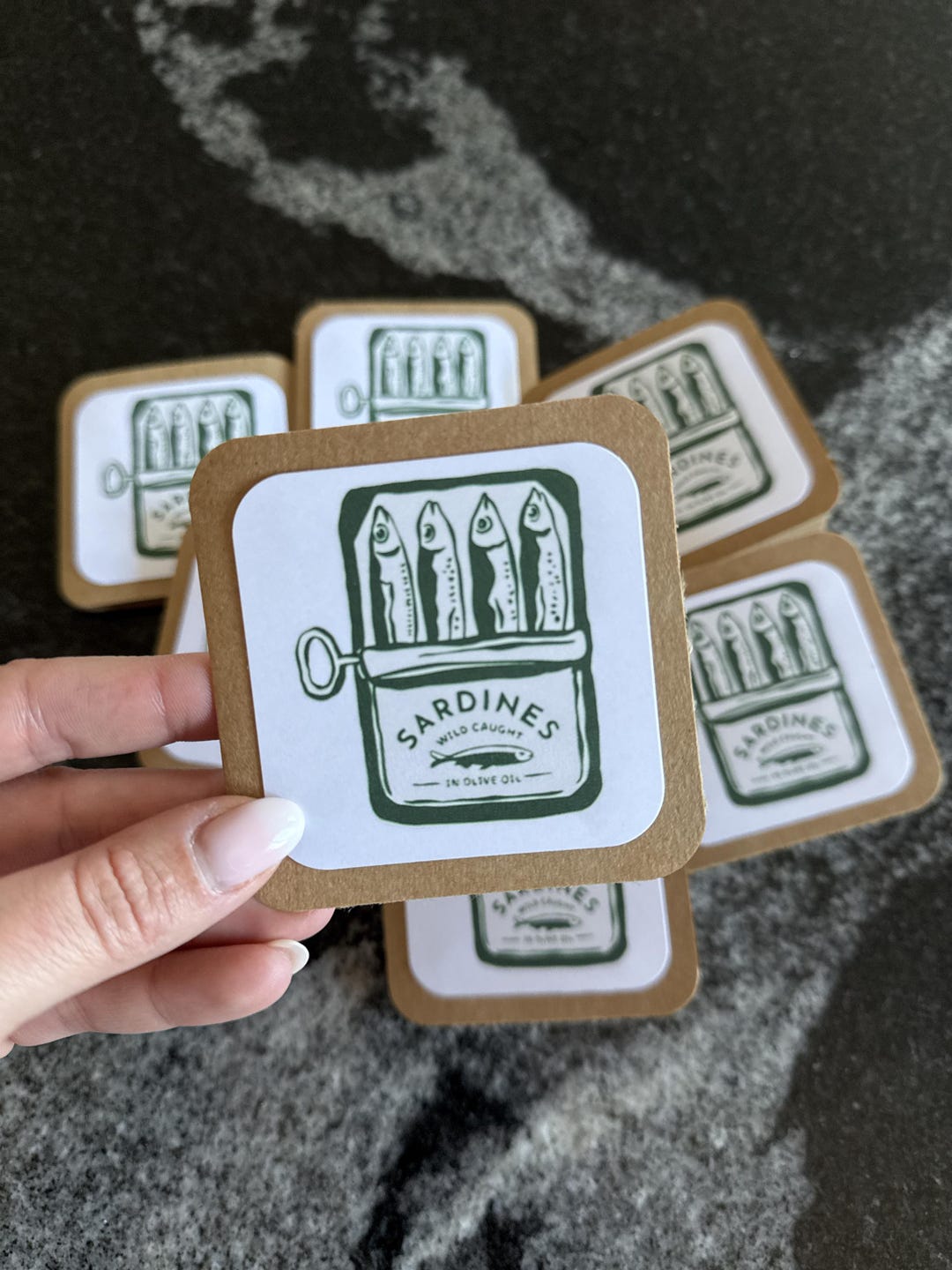 Sardine Cards Lunchbox Notes Stocking Stuffers Thank You Note Cards ...
