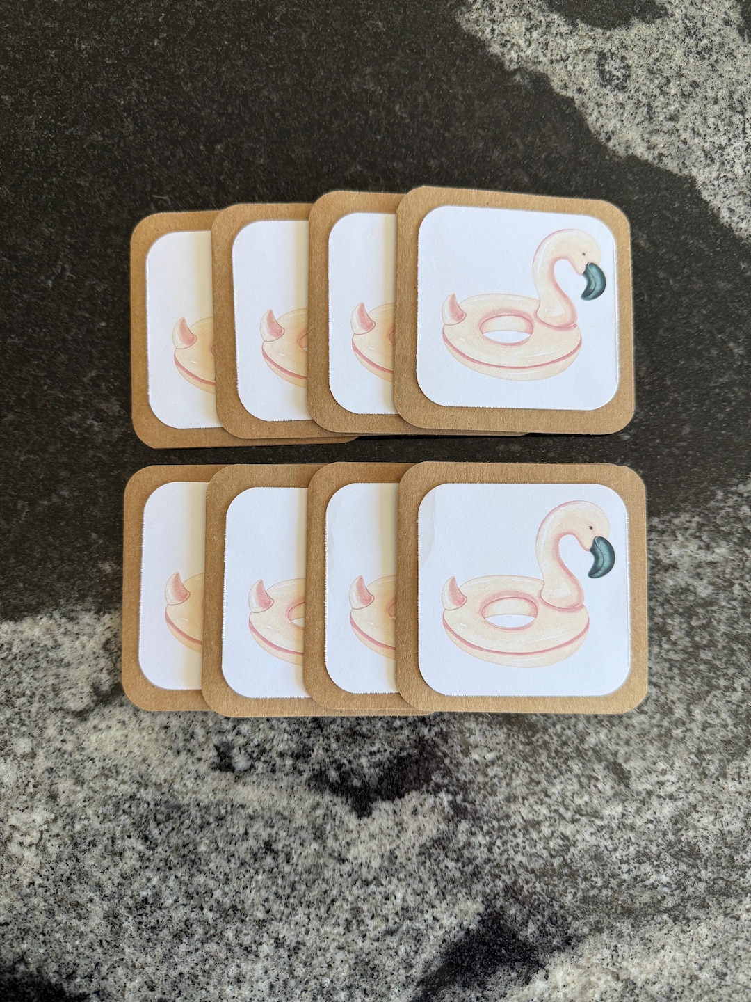 Pink Flamingo Floatie Cards | Lunchbox Notes | Cards | Thank You Note ...