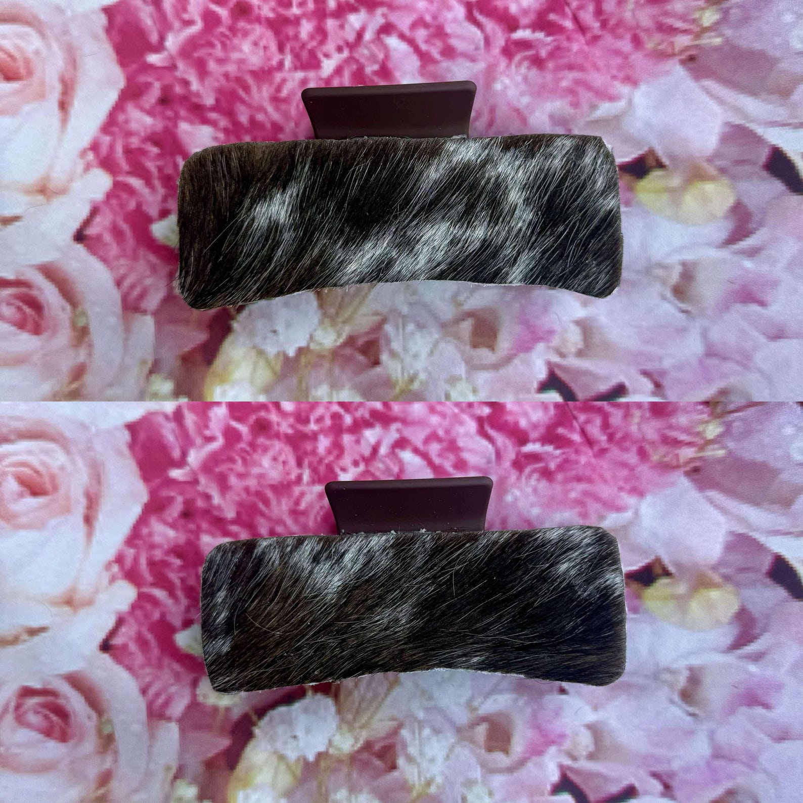 Western Country Cowhide Claw Clips Large the Perfect Gift for a Cowgirl ...