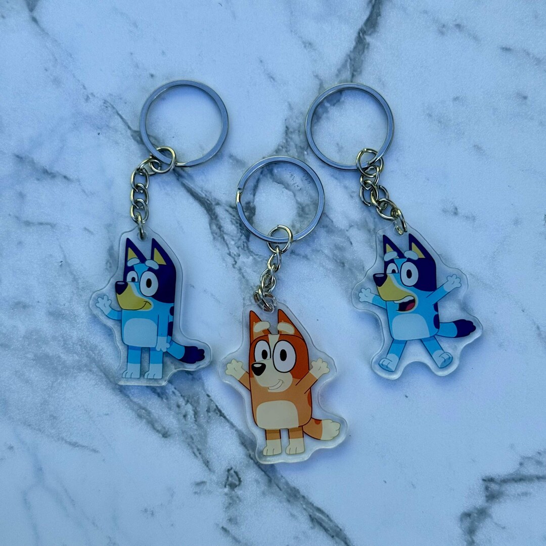 Bluey Inspired Keyring | Keychain | Accessories for Her | Gift - Etsy