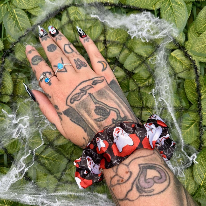 Halloween Horror Pennywise Clown Inspired Handmade Hair Scrunchie - Etsy
