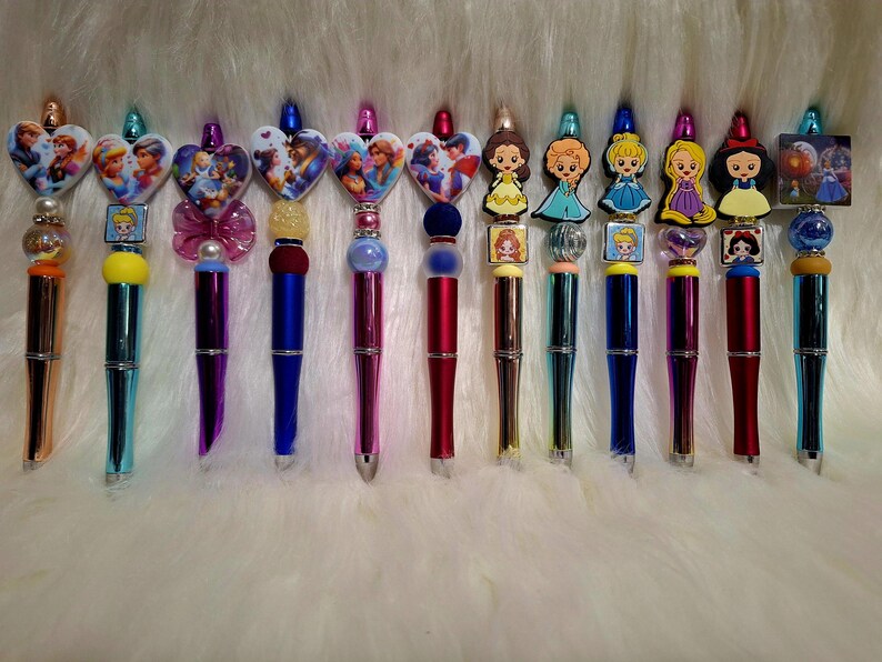 Princess Collection // Princess From Movies // Princess Focal Bead Pens ...