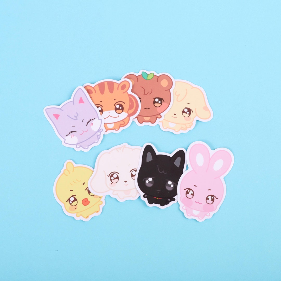 Ateez .5x Aniteez Stickers - Etsy