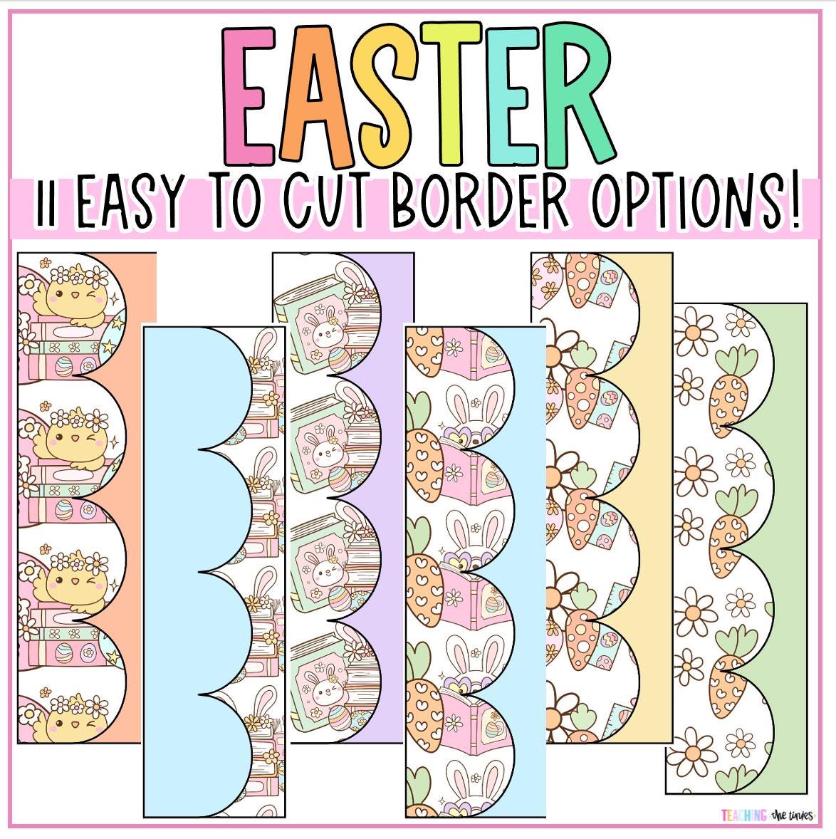 Easter Themed Bulletin Board Kit | Cutesy Classroom Spring Decor ...