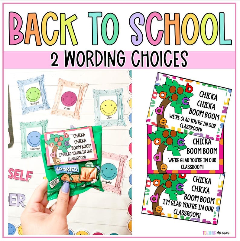 Back to School Student Gift Tags | Printable Student Gift Tag, Unique ...