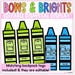 Dismissal Tags, How We Go Home Display | Bows & Brights Colorful ...
