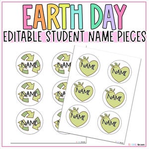 Earth Day Bulletin Board Kit | Cutesy Classroom Earth Day Decor ...