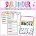 Teacher Substitute Binder | Editable Classroom Emergency Plans, Lesson ...
