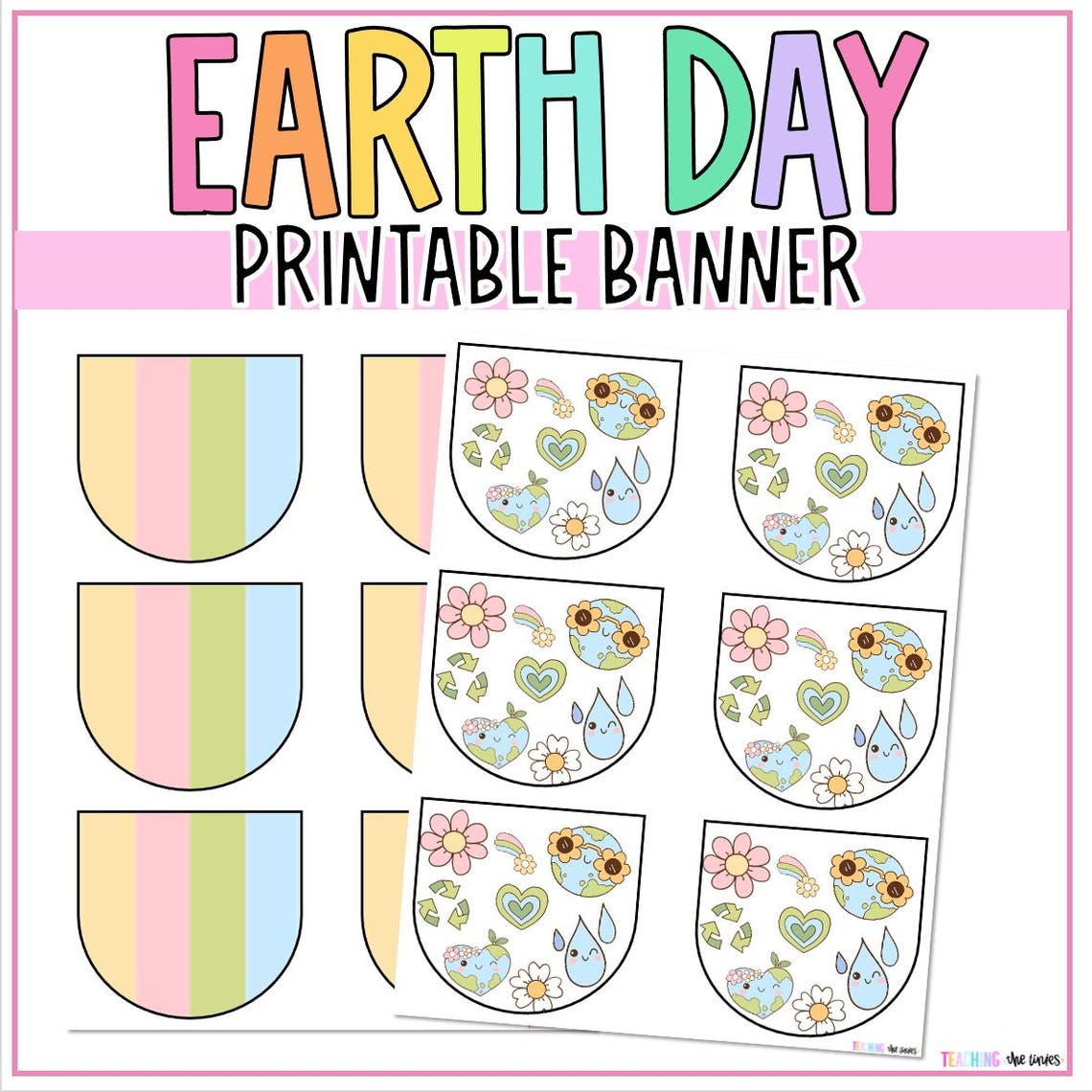 Earth Day Bulletin Board Kit | Cutesy Classroom Earth Day Decor ...