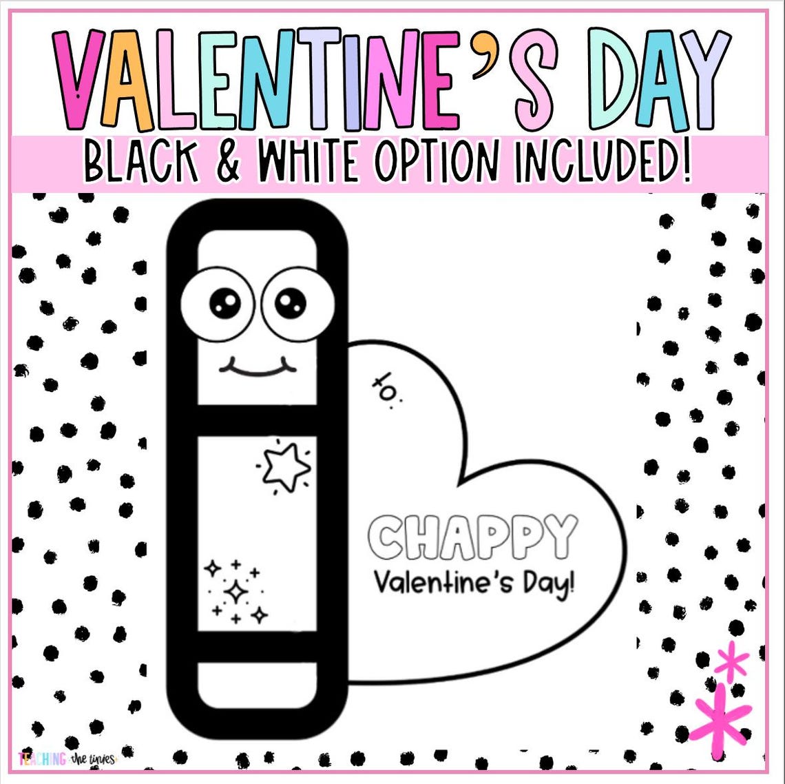 Non-candy Valentine Tags | Printable Chapstick Valentine Cards ...