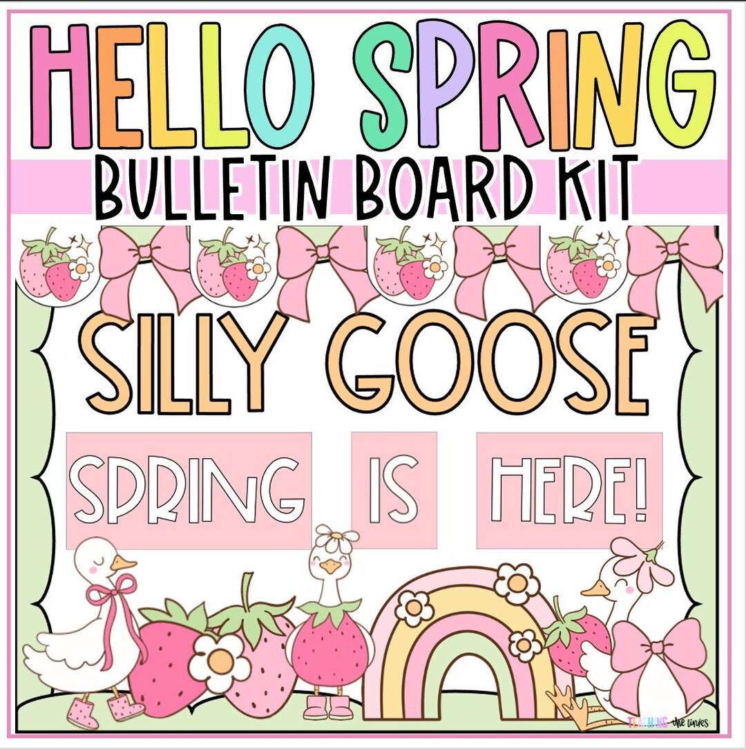 Silly Goose Bulletin Board Kit | Cutesy Classroom Spring Decor ...