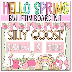 Silly Goose Bulletin Board Kit | Cutesy Classroom Spring Decor ...