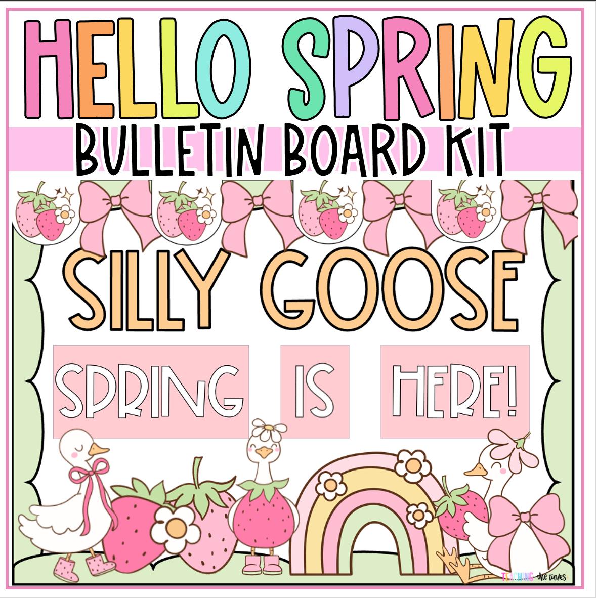 Silly Goose Bulletin Board Kit | Cutesy Classroom Spring Decor ...