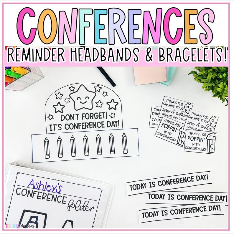 Parent Teacher Conference Bundle | Printable Notes, Communication ...
