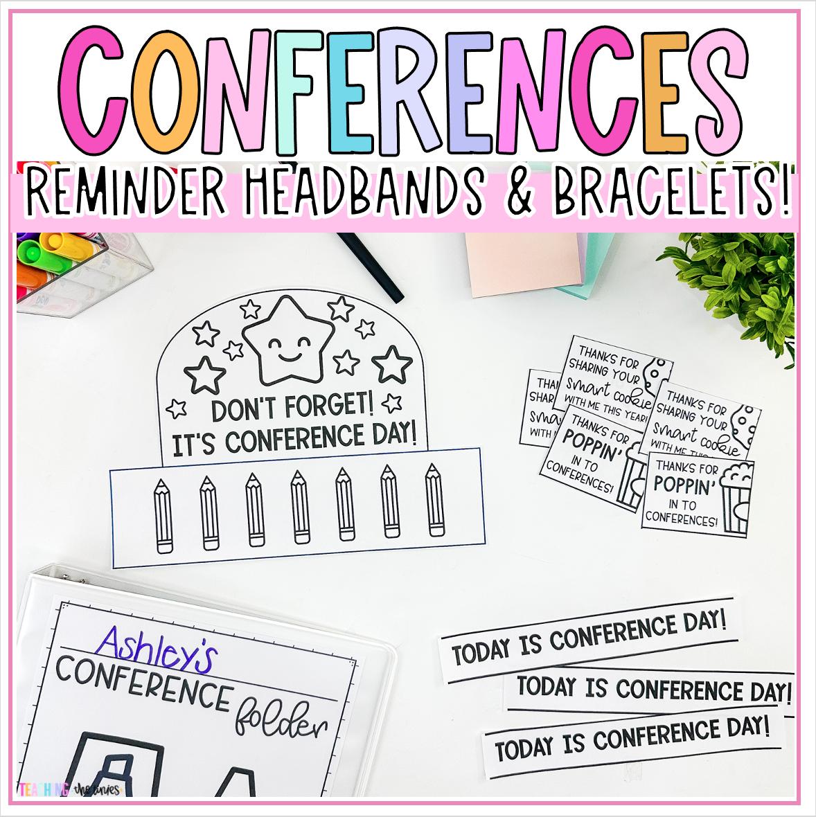 Parent Teacher Conference Bundle | Printable Notes, Communication ...