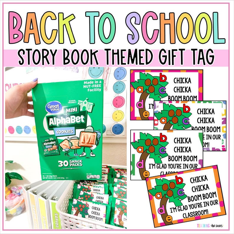 Back to School Student Gift Tags | Printable Student Gift Tag, Unique ...