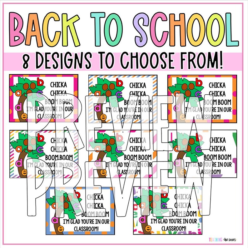 Back to School Student Gift Tags | Printable Student Gift Tag, Unique ...