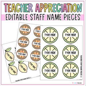 Lemon Teacher Appreciation Bulletin Board Kit | Cutesy Teacher ...
