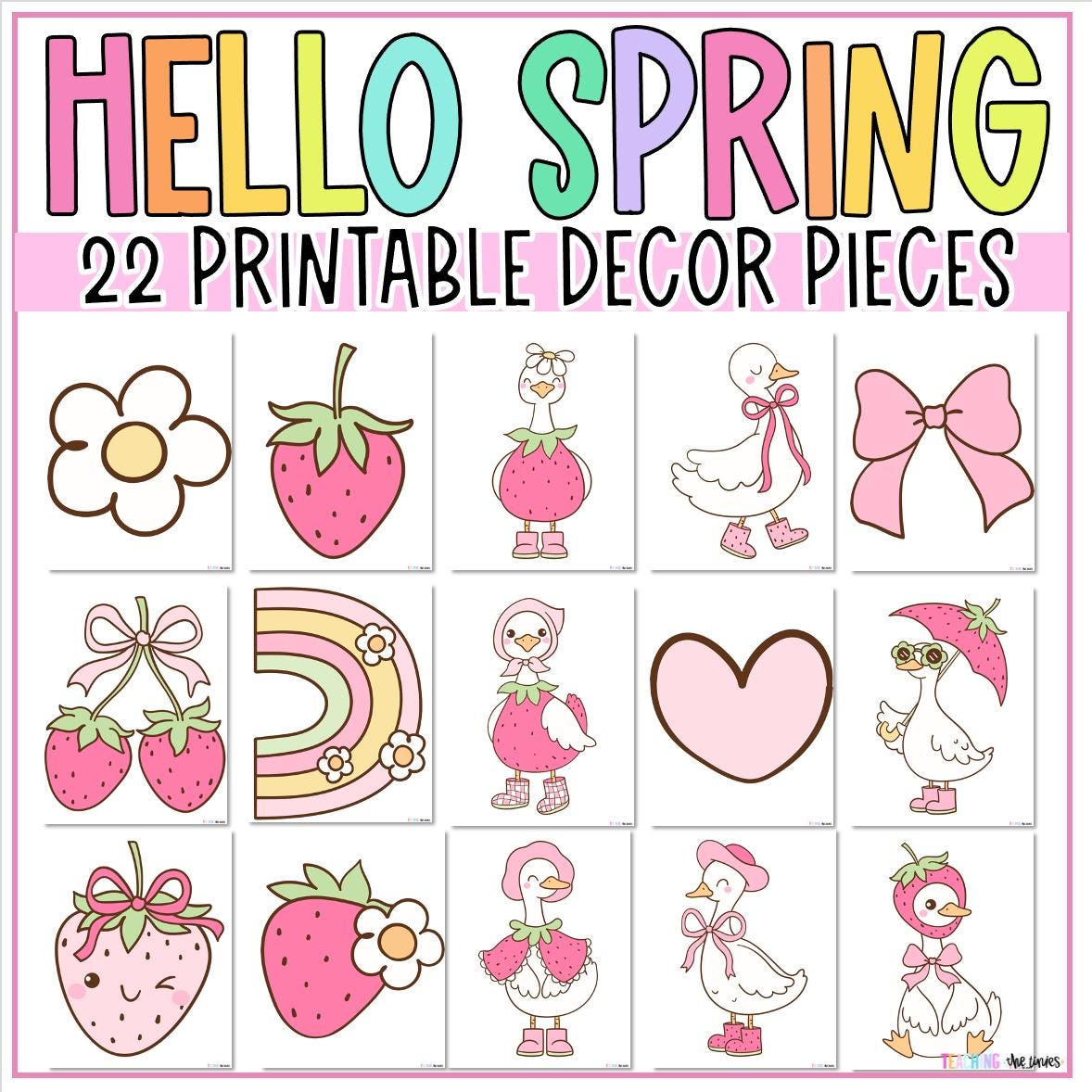 Silly Goose Bulletin Board Kit | Cutesy Classroom Spring Decor ...