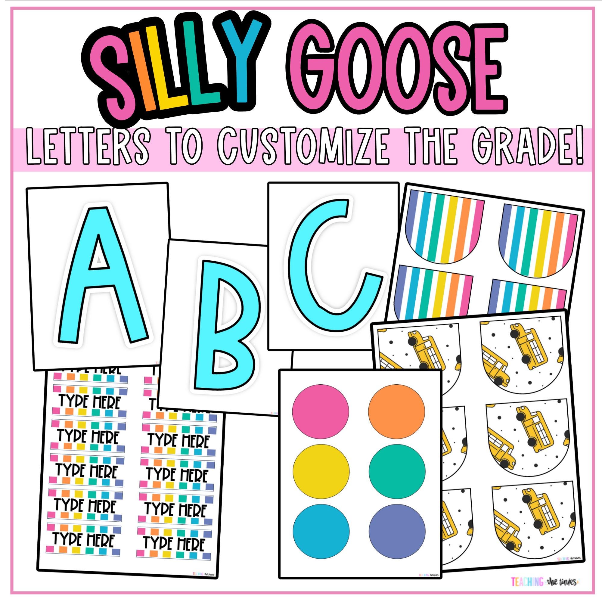 Silly Goose Back to School Bulletin Board | Unique Trendy Classroom ...