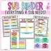 Teacher Substitute Binder | Editable Classroom Emergency Plans, Lesson ...