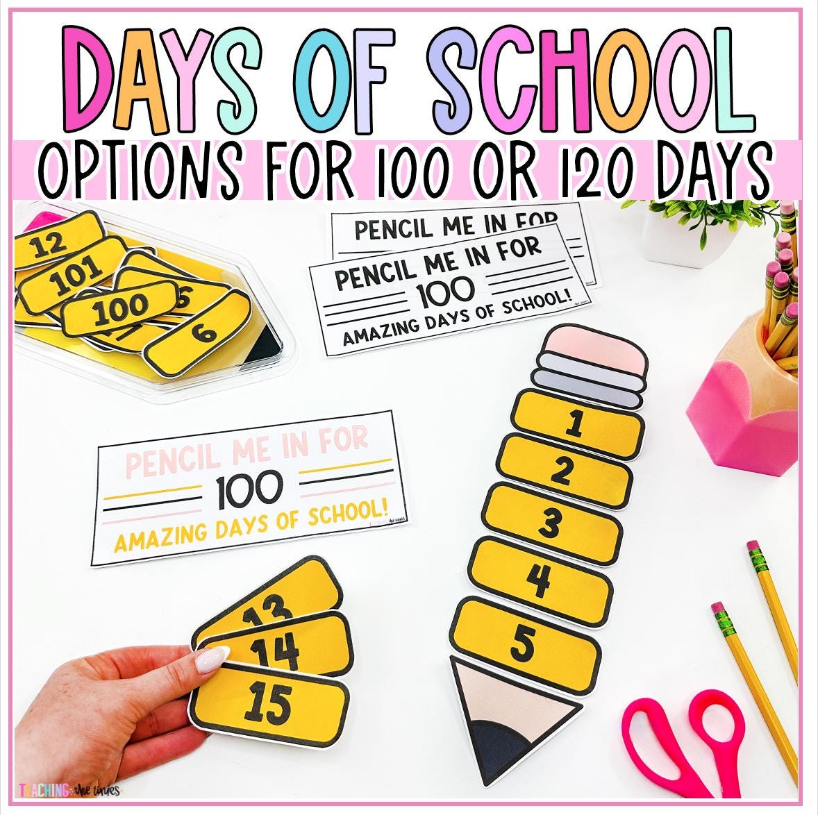 Days of School Tracker | Printable Classroom Countdown, School Year ...