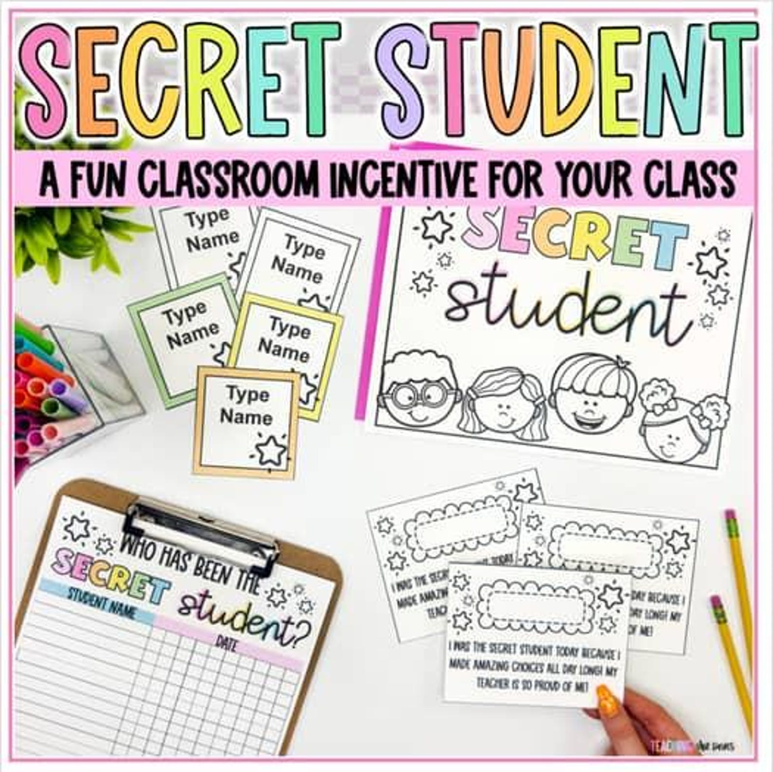 Secret Student Classroom Management Strategy | Pretty in Pastel ...