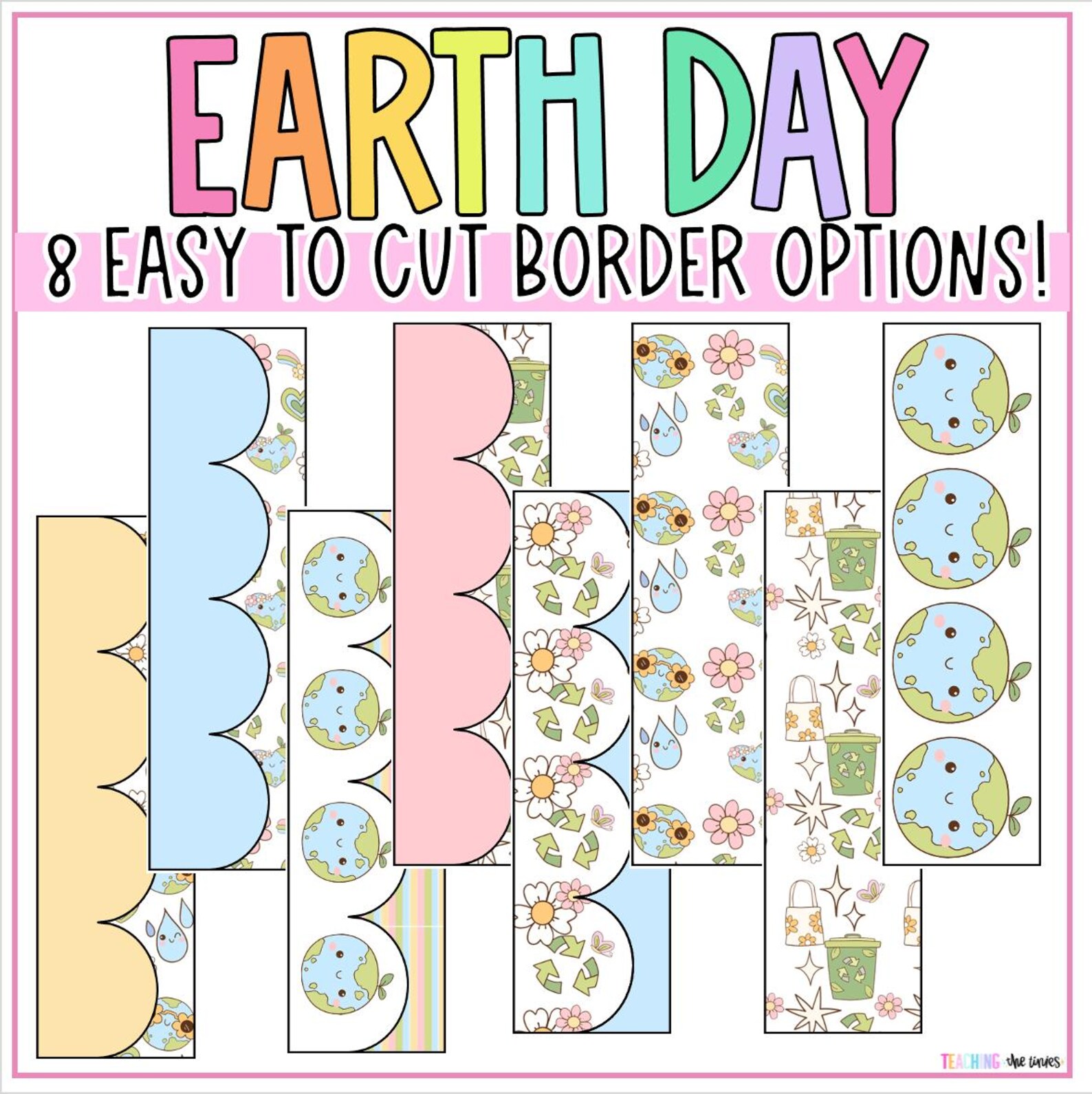 Earth Day Bulletin Board Kit | Cutesy Classroom Earth Day Decor ...