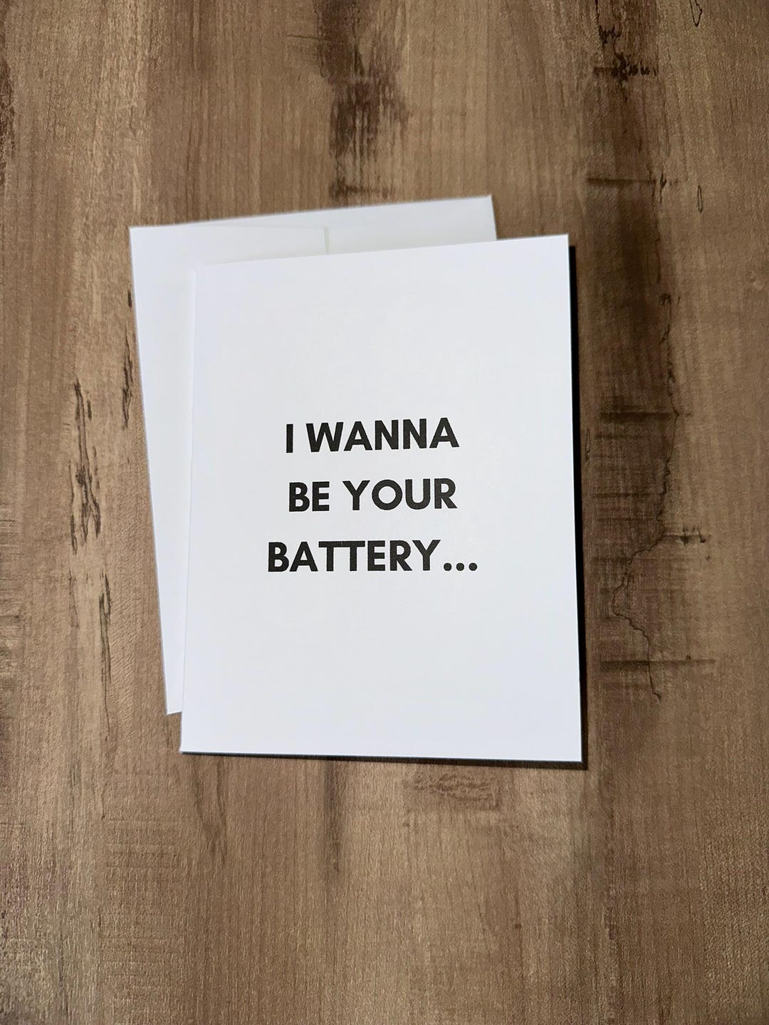 Cheesy Romantic Love Card: Recharge You - Etsy