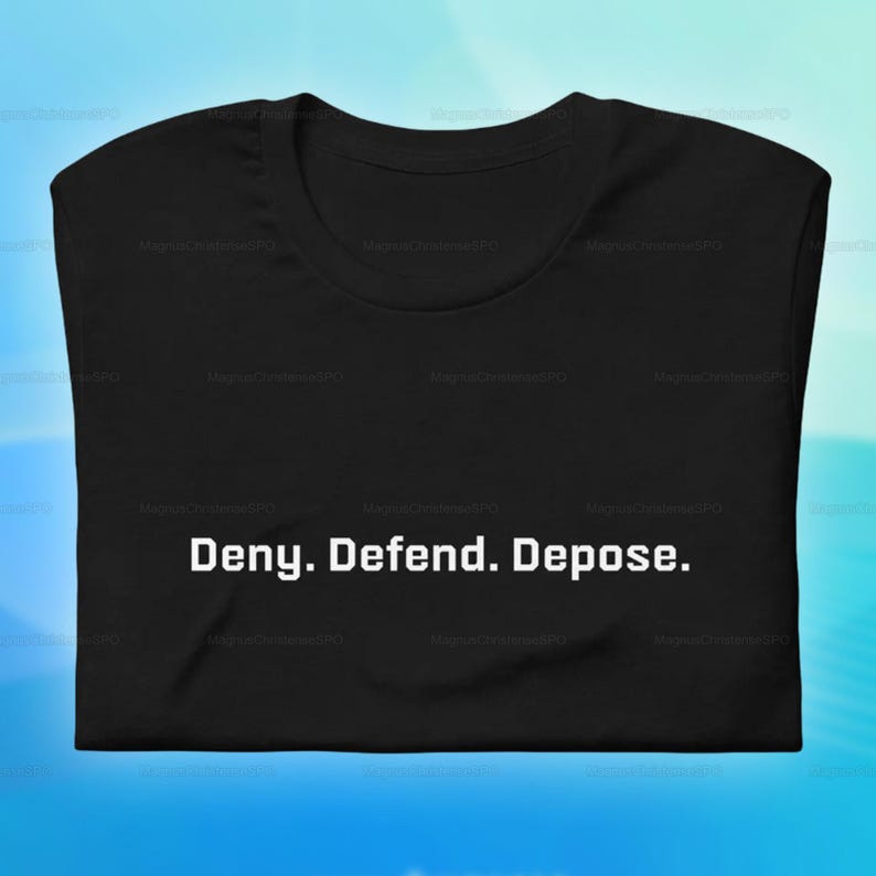 Deny Defend Depose Shirt, UHO Healthcare Graphic Tee, Health Care Shirt ...
