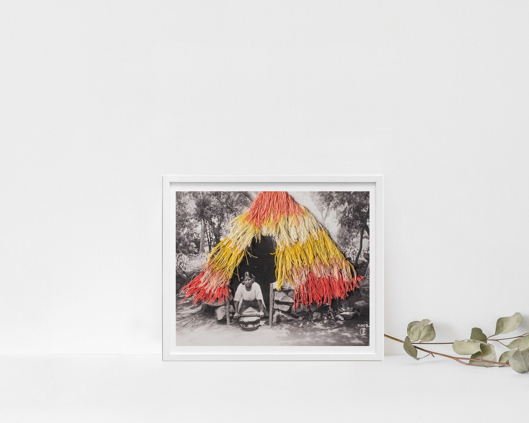 Choza Indigena | Digital Download Art | Printable Art | Portrait Art ...