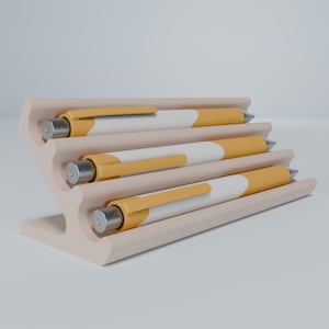 Pen Holder - Pen Holder for Desk - Stacking Pen Tray - Pencil Tray ...