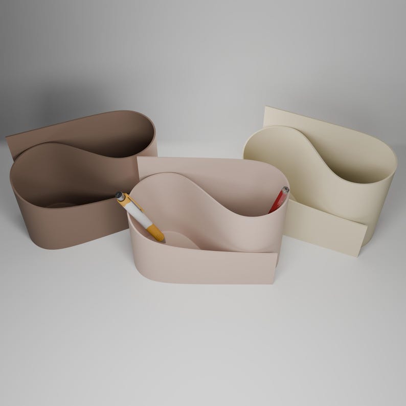 Modern Desk Organizer - Pen Holder - Minimalist Desk - Toothbrush ...