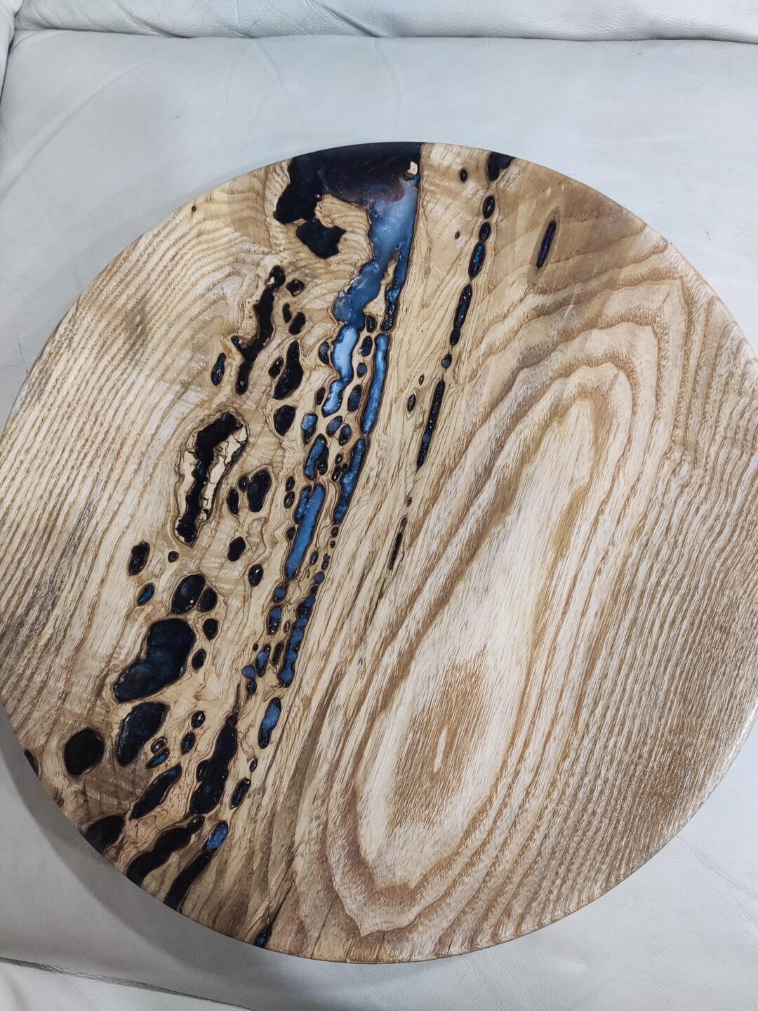 Ash Wood Turned Plate. - Etsy