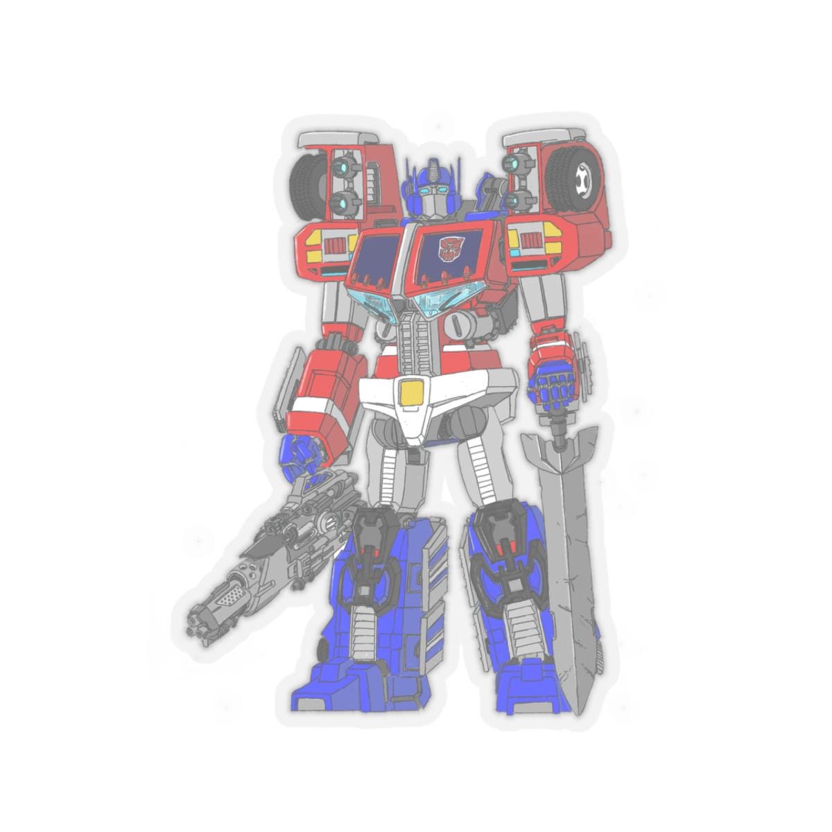 Optimus Prime Sticker - Etsy