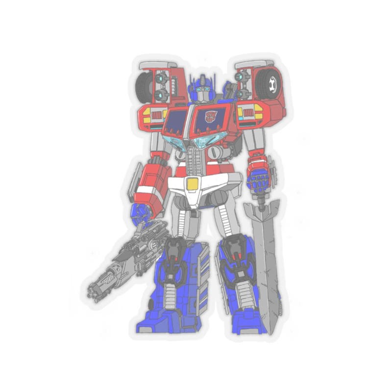 Optimus Prime Sticker - Etsy