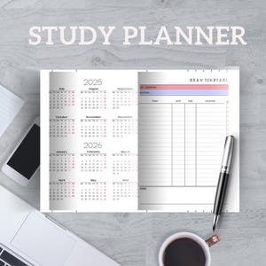2025-2026 Student Planner Bundle: Weekly, Monthly Study Tracker ...