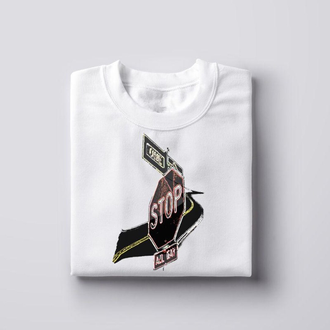 Urban Graffiti Stop Sign PNG, Street Art T-shirt Design (digital ...