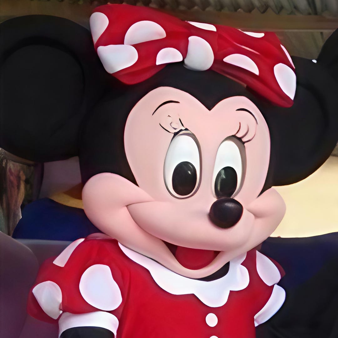 Super Deluxe Minnie Mouse Mascot for Birthdays and Parties - Etsy
