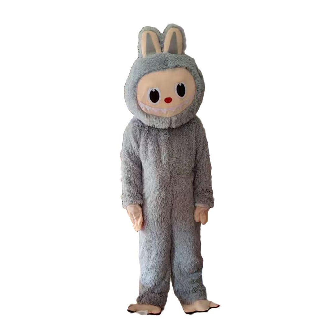 Affordable Gray Labubu Mascot for Birthdays and Parties - Etsy